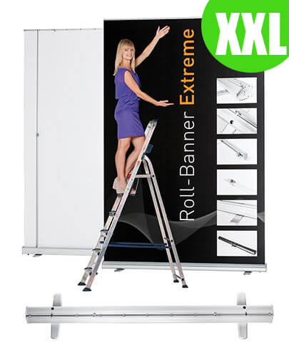 Übergroßer Roll Up Extreme | MR Design Flaggendruckerei