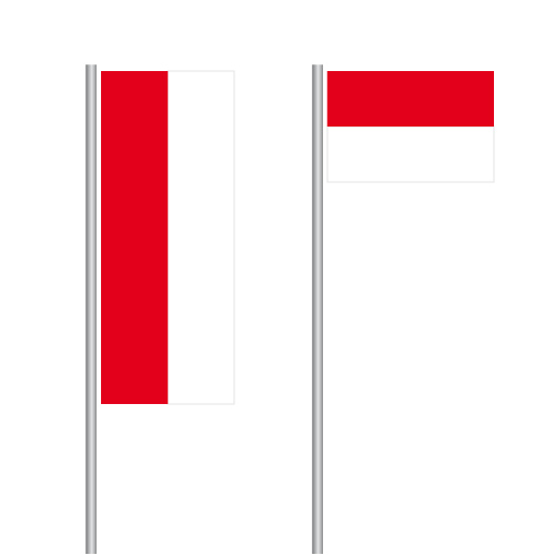 Monaco Fahne MR Design Flaggendruckerei