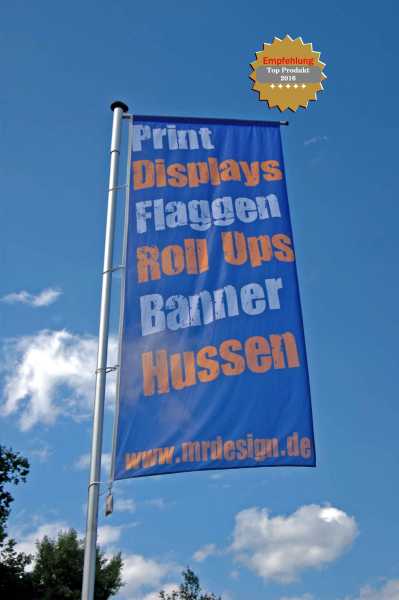 Fahnen drucken - Werbefahne 120 x 300 cm mit Druck